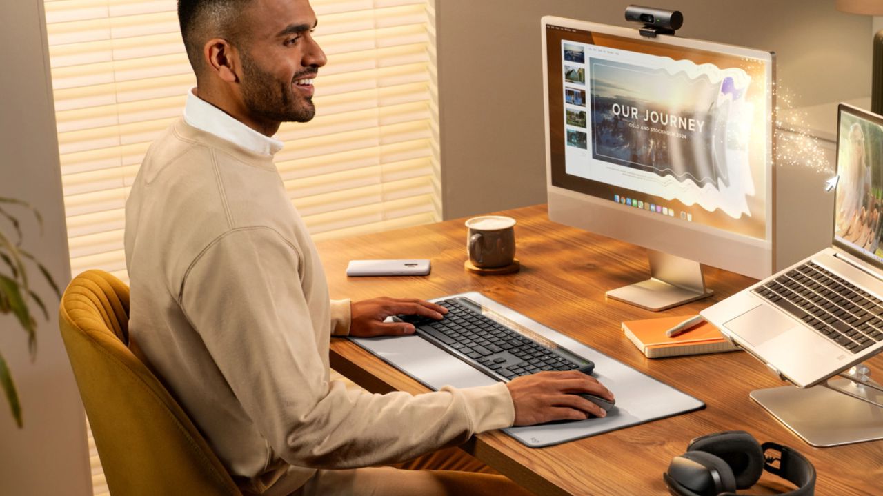 Logitech's new solar-powered keyboard can last 4 months in complete da ...
